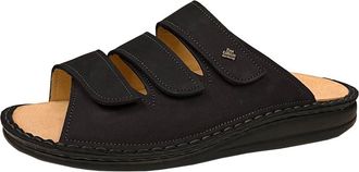 Finn Comfort Korfu- Pantolette, Classic, Nubukvienna, Nautic 1508-390518 Blau Gr. 47