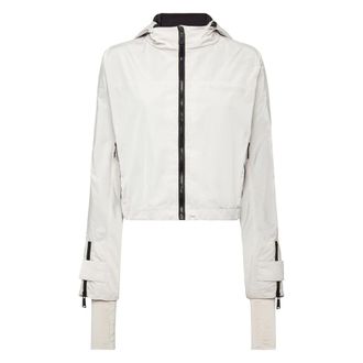 Plein Sport Femme, Vestes, Gris, Taille: 42 FR Hooded Active Jacket LS Scratch