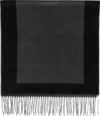 Saint Laurent Seidenschal - - Accessories - Herren - Grau - ONE SIZE