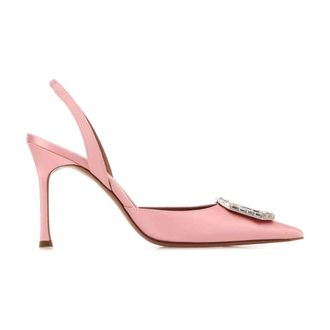 Amina Muaddi Damen, Schuhe, Rosa, 37 EUGr&ouml;&szlig;e