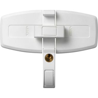 ABUS FT-Zusatzschloss, abschlie&szlig;bar, DFS95 AL0125, gleichschlie&szlig;end, Stahl wei&szlig;
