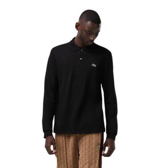 Lacoste Homme, Tops, Noir, Taille: XL Polo homme manches longues