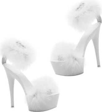 BESPORTBLE Sandales Blanches &agrave; Talons Aiguilles Ultra Hauts pour Femmes Design &Eacute;l&eacute;gant et Chaussures &eacute;t&eacute; Mode Printemps Adapt&eacute;es Aux Tenues D&eacute;contract&eacute;es et Soir