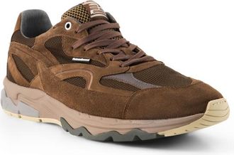 Floris Van Bommel Herren Sneaker braun Nubuk-/Veloursleder