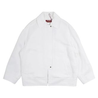 Max Mara Femme, Vestes, Blanc, Taille: 38 FR Vestes L&eacute;g&egrave;res