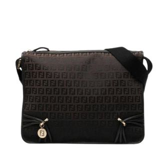 Fendi Sac bandouli&egrave;re en toile Pre-owned - Femme - Pre-owned - Brun - Taille: ONE Size