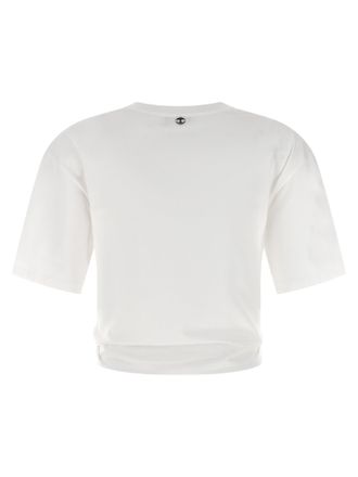 Paco Rabanne Womens White Cotton T-Shirt
