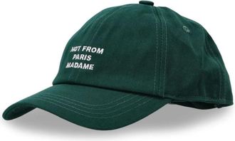 Dr&ocirc;le de Monsieur Homme, Accessoires, Vert, Taille: ONE Size La Casquette Slogan