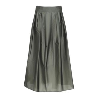 Max Mara Femme, Jupes, Vert, Taille: 38 FR Effetto Organza Midi Skirt