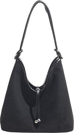 Generic Garhomtur Sac &agrave; bandouli&egrave;re en daim pour femme - Grande capacit&eacute; - Sac fourre-tout en daim synth&eacute;tique - Sac &agrave; main d&eacute;contract&eacute; pour le shopping, les 