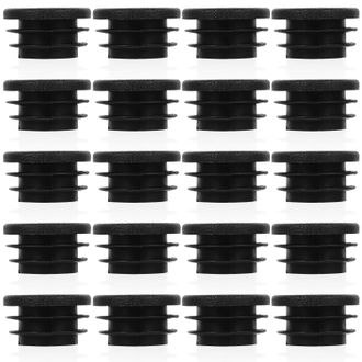 SOLUSTRE 50 St&uuml;ck Stuhlbeinkappen aus Kunststoff M&ouml;belbeinschoner f&uuml;r Runde Stuhlbeine Bodenschutz f&uuml;r Holz und Fliesenb&ouml;den Platzsparende M&ouml;belfu&szlig;kappen f&uuml;r K