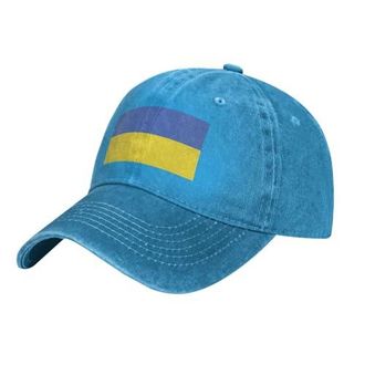 Generic Drapeau De LUkraine Unisexe Casquette Trucker Styl&eacute;e Hip-Hop Cap Athl&eacute;tique Chapeau pour Toutes Les Saisons Voyage Running