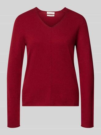 Christian Berg Strickpullover aus Kaschmir mit V-Ausschnitt