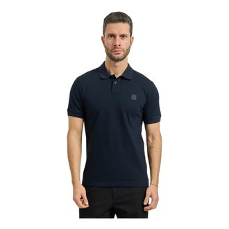 HUGO BOSS Homme, Tops, Bleu, Taille: 4XL Polo slim fit