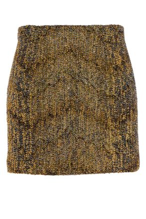Missoni Mini Skirt - Gold