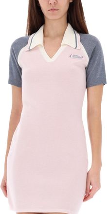 Casablanca Merino Wool Tennis Dress - Pink