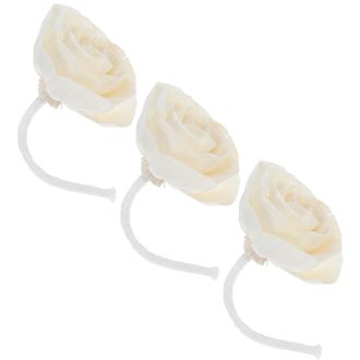 TOPBATHY 3 St&uuml;ck K&uuml;nstliche Duftblumen mit Baumwollseil 7cm Aromadiffusor Ersatz f&uuml;r &Auml;therische &Ouml;le Duftspender f&uuml;r Innenr&auml;ume Schlafzimmer und B&uuml;ro