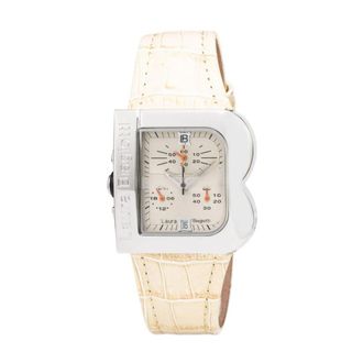 Laura Biagiotti Femme, Accessoires, Beige, Taille: ONE Size Montre habill&eacute;e en cuir