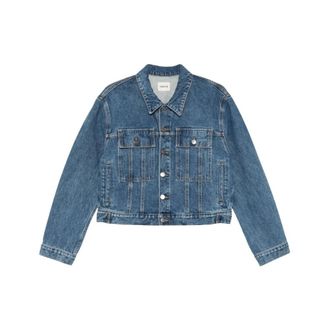 Khaite Saunder Jacket - - Jackets - Damen - Blau - M