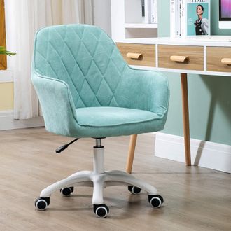 Generic Ergonomischer B&uuml;rodrehstuhl Mit Mittlerer R&uuml;ckenlehne - H&ouml;henverstellbarer Schreibtischstuhl Mit Lordosenst&uuml;tze Und Leinenpolsterung for Zuhause Oder 