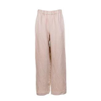 Fabiana Filippi Femme, Pantalons, Beige, Taille: 38 FR Wide Pantalons