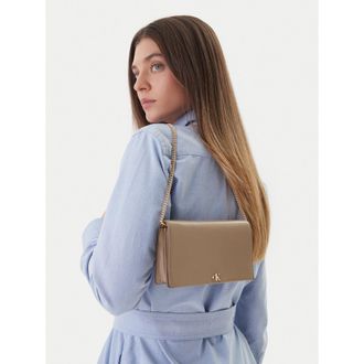 Calvin Klein Handtasche Calvin Klein Ck Wallet On Chain LV04F3319G Beige