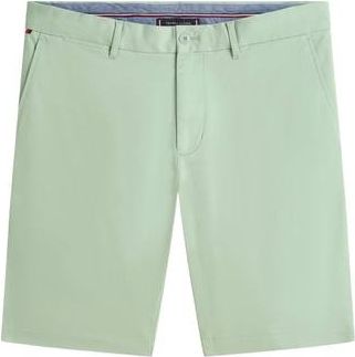 Tommy Hilfiger Bermuda chino &agrave; logo en coton m&eacute;lang&eacute;