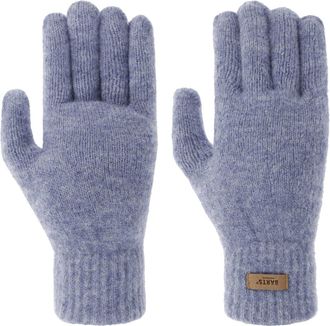 Barts Witzia Handschuhe mit Teddyfutter Fingerhandschuhe Damenhandschuhe Herrenhandschuhe Strickhand Damen/Herren - Strickhandschuhe Futter Winter Herbst-Wi