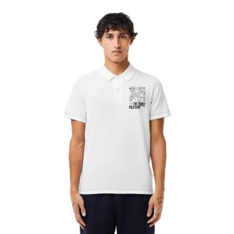 Lacoste The French Poloshirt f&uuml;r Herren, Regul&auml;r (Wei&szlig;)