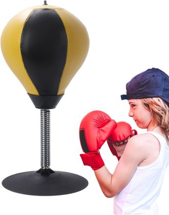 Generico Tischboxsack - Schreibtisch-Boxball 37 x 18 x 18 cm, Schreibtisch-Boxspielzeug, Boxzubeh&ouml;r inklusive Pumpe | Verwendung als hartes Erntedankgeschenk