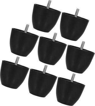 SOLUSTRE 8 St&uuml;ck M&ouml;belbein Verl&auml;ngerungen aus Robustem Kunststoff Verstellbare Sofafu&szlig;polster f&uuml;r St&uuml;hle Tische und Schr&auml;nke Einfache Montage Vielseitig Einset