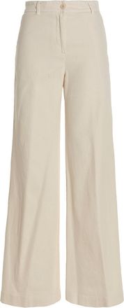Nude Straight Leg Jeans - Weiß