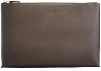 Santoni Businesstaschen & Reisegep&auml;ck - Ipad Case - Gr. unisize - in Braun - f&uuml;r Damen