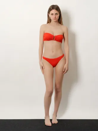 Eres Womens Lycra Bikini Bottom Red Polyamide Swimwear Sea Clothing