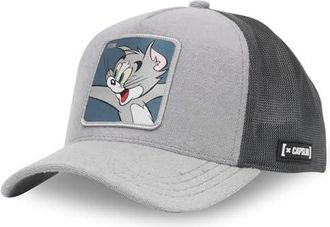 Capslab Casquette Homme & Femme Tom et Jerry, Casquette Trucker Ajustable et Authentique