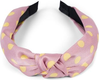 styleBREAKER Haarschmuck Haarreif gepunktet mit Knoten Rockabilly