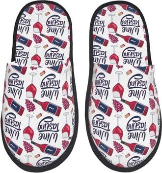 Generic Pantoufles Bouteille En Verre &Agrave; Vin Rouge Lavables Fourrure Pantoufles Doux Chaussons Pour Homme Int&eacute;rieur H&ocirc;tel L