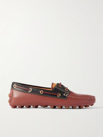 Tod's Gommino Zweifarbige Loafers Aus Leder - Braun