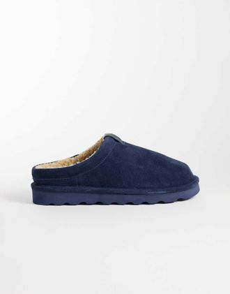 Polo Ralph Lauren Reade mule sabot en daim bleu marine