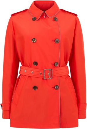 Moorer Femme, Manteaux, Rouge, Taille: 46 FR Manteaux