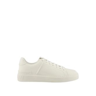 Balmain B-Court Kalbsleder-Sneakers - - Shoes - Herren - Wei&szlig; - 39 EU