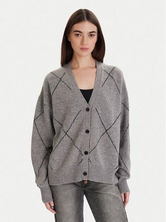 Vicolo Strickjacke 77070F Grau Regular Fit