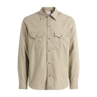 A.P.C. A.p.c., Homme, Vestes, Beige, Taille: M Warren Shirt