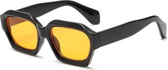 Generic Lunettes De Soleil &Agrave; Monture Fine For Hommes Et Femmes, For Les Vacances, Le Sport Activit&eacute;s Plein Air(Yellow)
