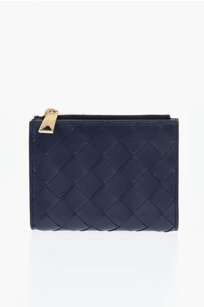 Bottega Veneta Braided Leather Wallet with Zip Gr&ouml;&szlig;e Einheitsgr&ouml;&szlig;e