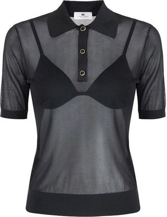 Elisabetta Franchi Poloshirt - Schwarz