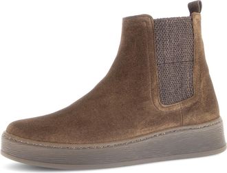 Gabor Damen Chelsea Boots, Frauen Stiefeletten,leger,Pass-Form,Pflege-leicht,Plateau,qualitaet,Respira,robust,vegan,Whisky (Micro),37.5 EU / 4.5 UK