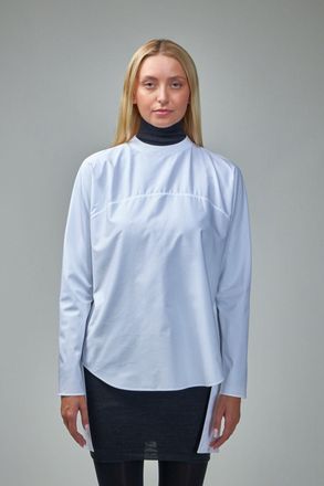 Alaia Highneck Shirt Poplin