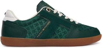 Tommy Hilfiger Sneakers Th Tribeca Sneaker Monogram FW0FW09691 Gr&uuml;n