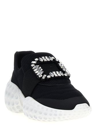 Roger Vivier Womens Bicolor Polyethylene Athletic Sneakers